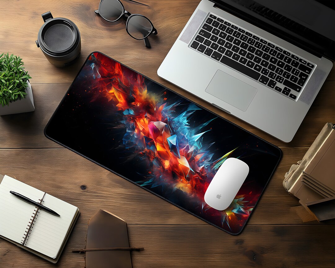 Crystal Galactic Explosion Desk Mat Dazzling Spectrum of Colors ...