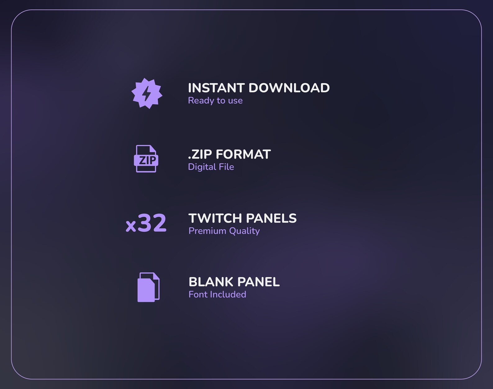 Sunset Cloudy Sky X32 TWITCH Panels for STREAMERS and V-TUBERS | Cosmic ...
