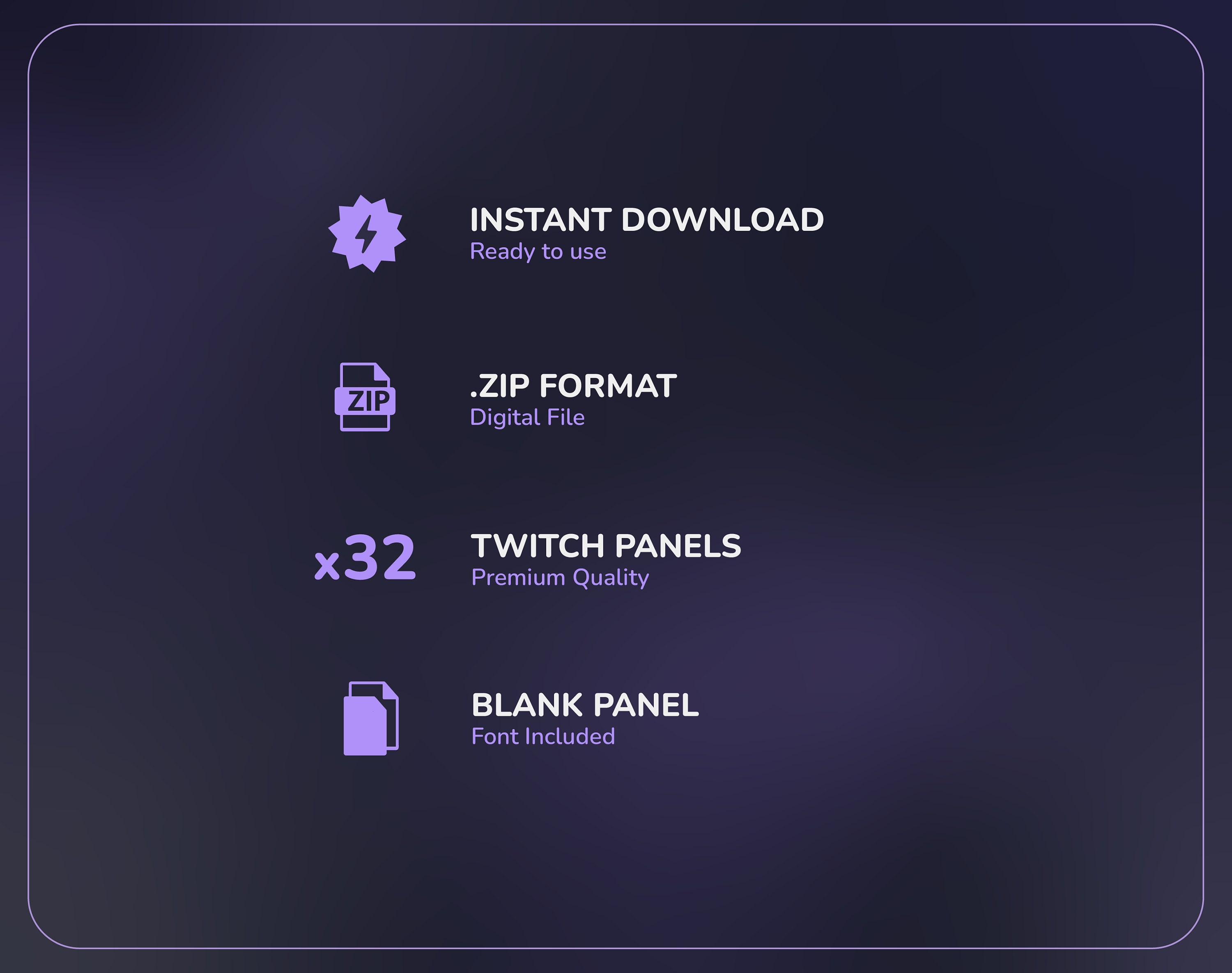 Sunset Cloudy Sky X32 TWITCH Panels for STREAMERS and V-TUBERS | Cosmic ...