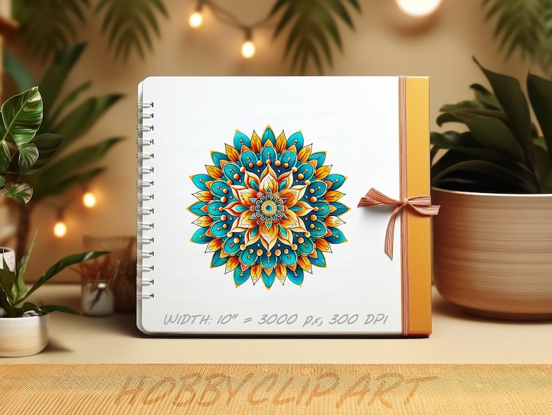 Colorful Mandala Clipart Bundle, SVG PNG EPS (digital Download) - Etsy