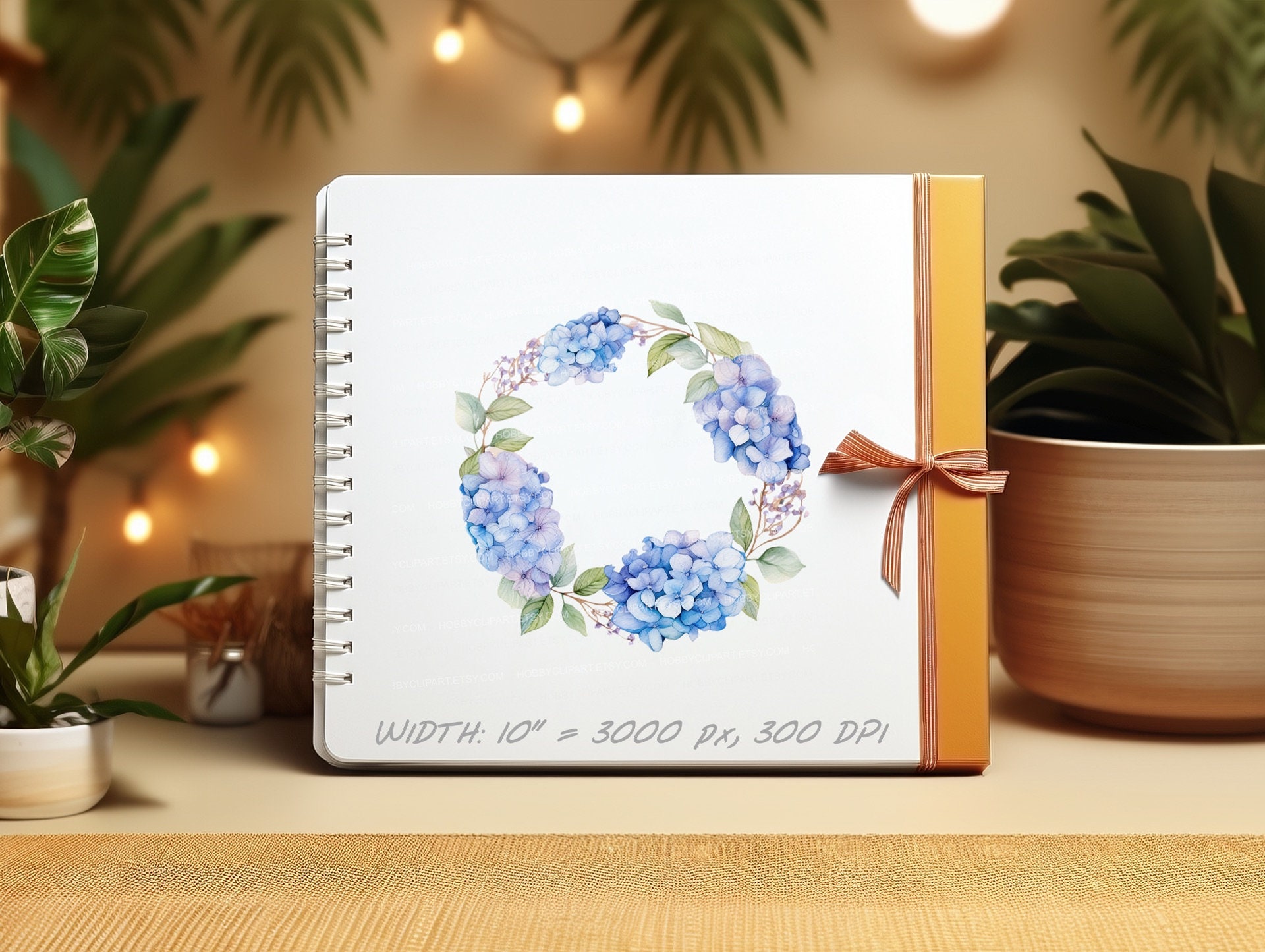 Hydrangea PNG SVG Clipart Floral Corner Border Frame Elements Cards ...