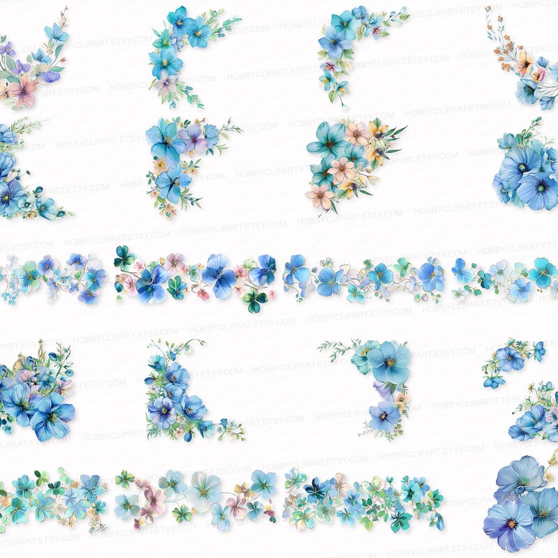 Turquoise Border - Etsy