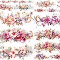 Flower Border - Etsy