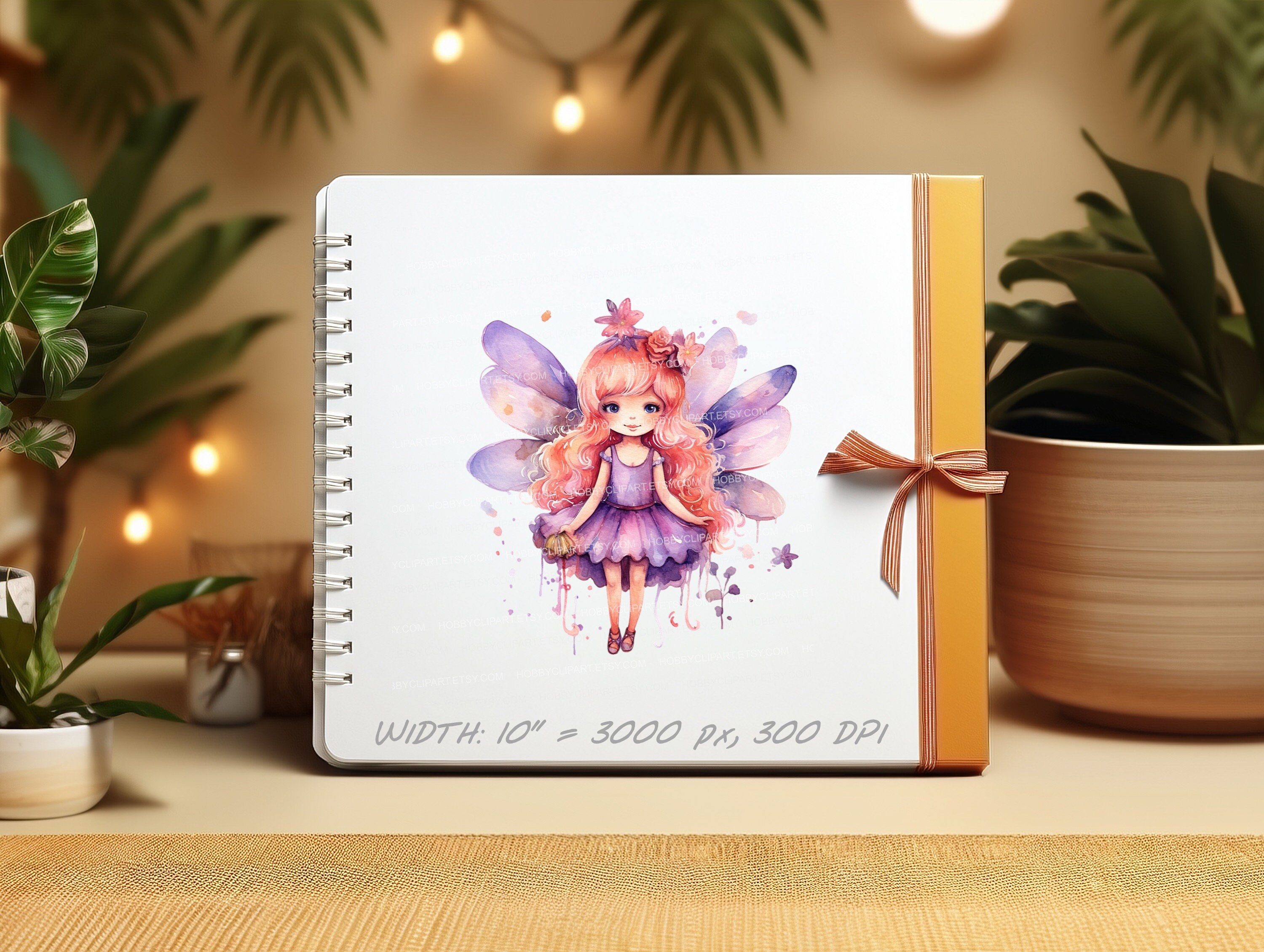 Fairy PNG SVG Watercolor Clipart Set Cute Air Fairy Clip Art Fairy ...