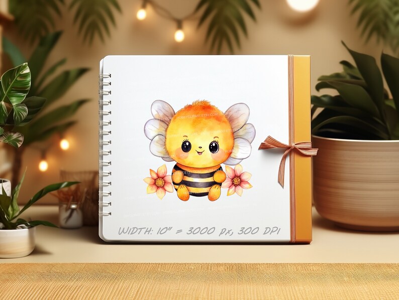 Baby Bee PNG SVG Watercolor 40 PNG Clipart Baby Bee Clip Art ...