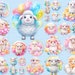 Watercolor Baby Sheep Clipart: Rainbow Lamb PNG SVG Set (digital ...