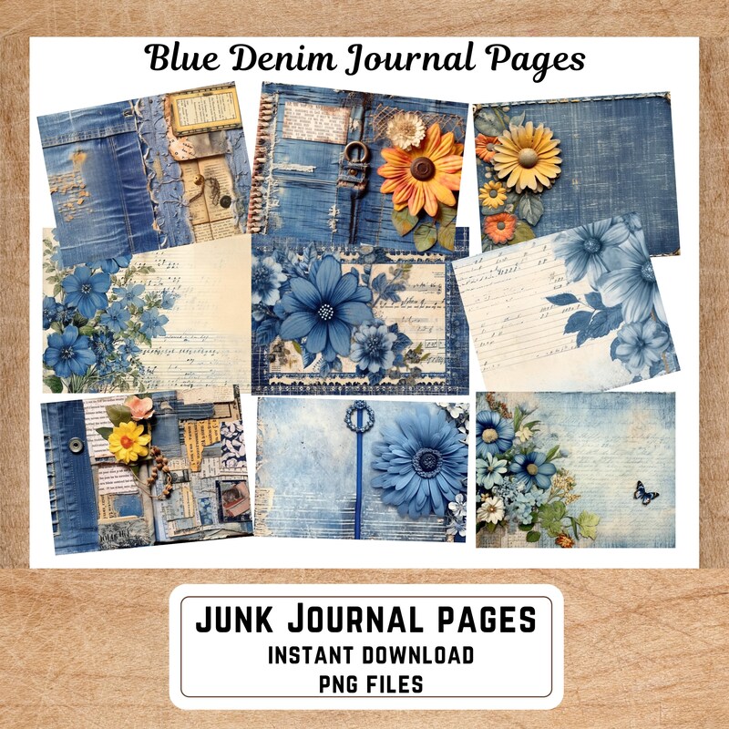Denim Journals - Etsy