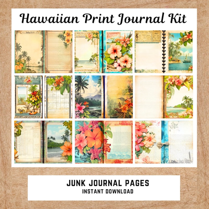 Hawaiian Scrapbook - Etsy