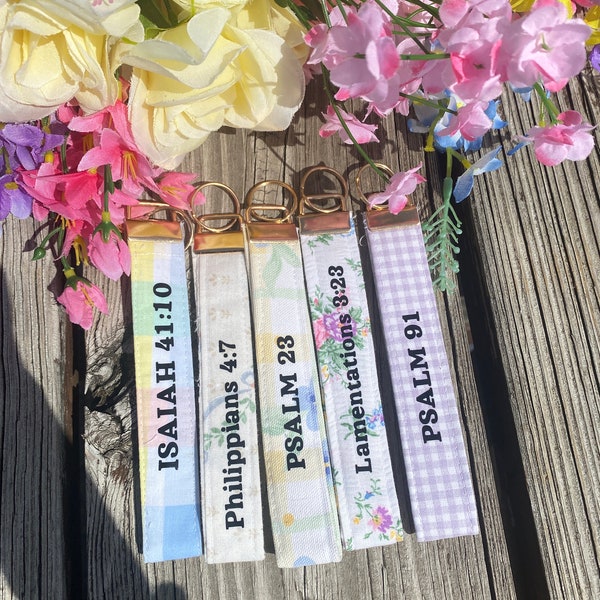 Bible Verse Keychain - Etsy