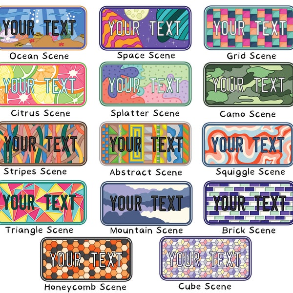 Vinyl Stickers for License Plate Frames - Etsy