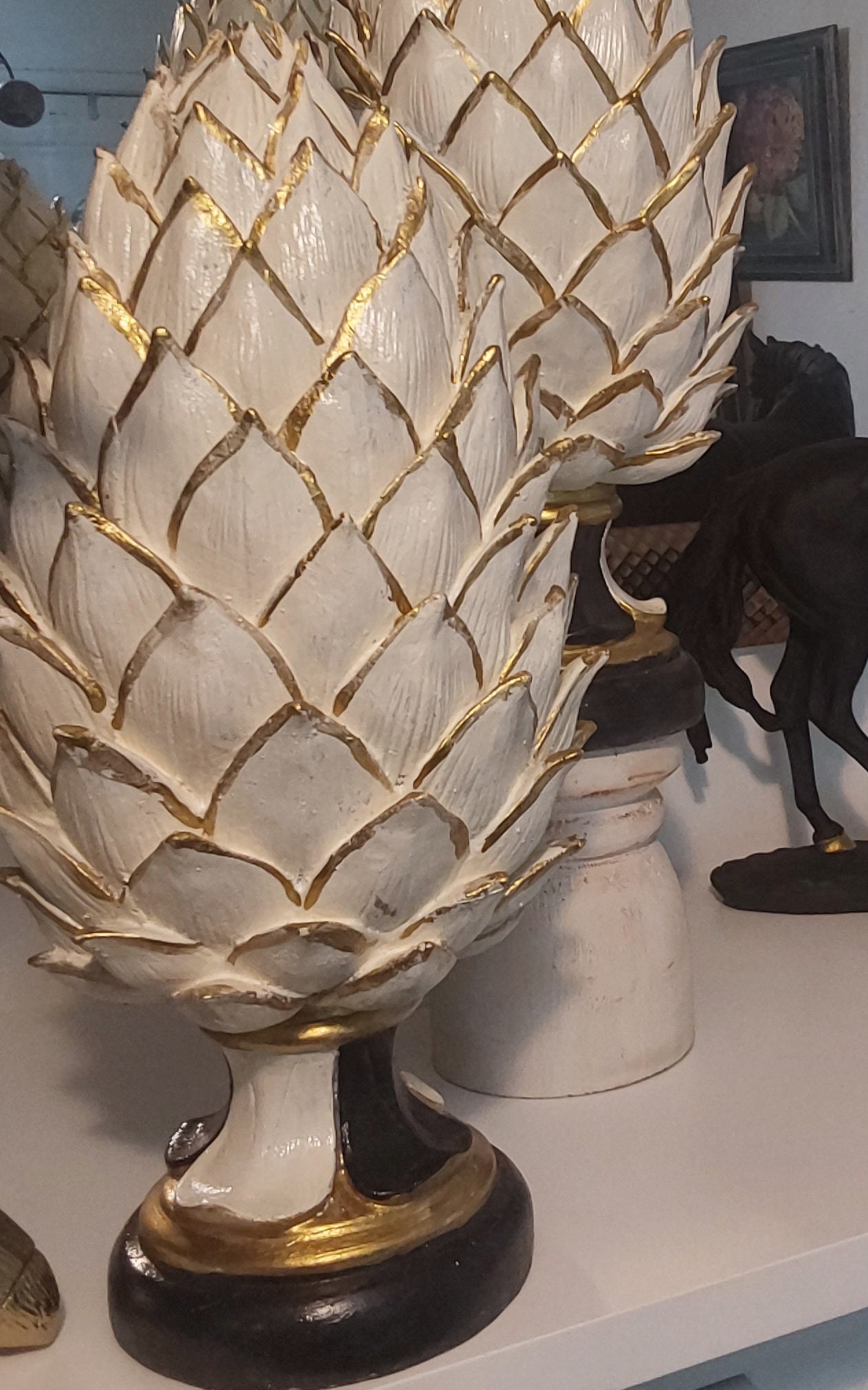 Artichoke Finial Statue 18" - Etsy