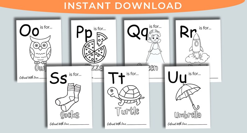 Baby Alphabet Book, Little Monkeys, 1st Birthday Gift, DIY Baby ...