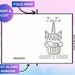 Printable Coloring Birthday Card, Make a Wish Unicorn Birthday Card ...