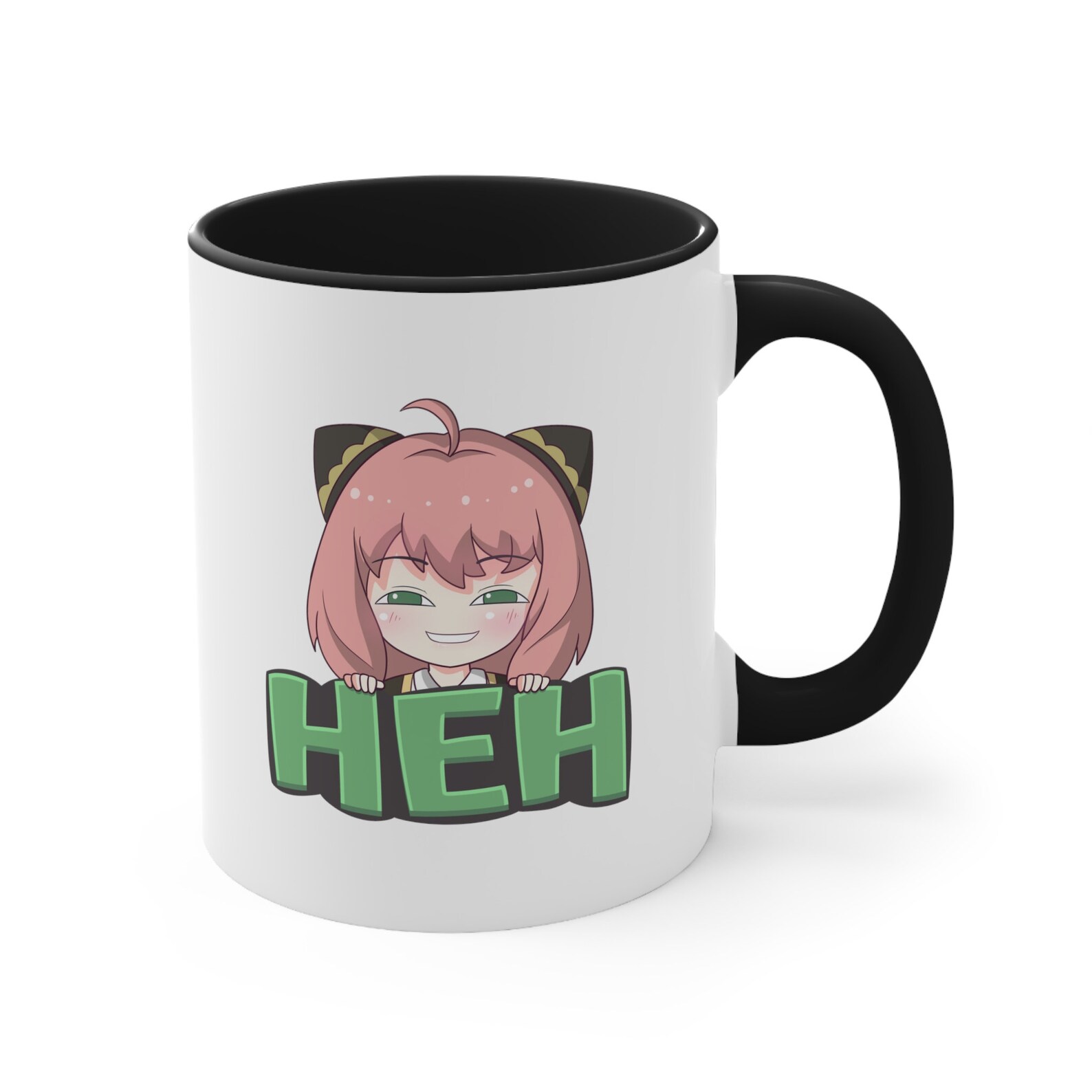 Smug Anya Heh Peeker Mug / Anime Accent Coffee Mug 11oz / Spy Anime Mug ...