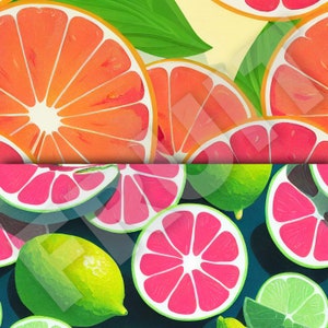 20 Fruit Seamless Digital Patterns, Digital Paper, Scrapbooking ...