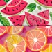 20 Fruit Seamless Digital Patterns, Digital Paper, Scrapbooking ...