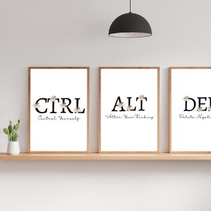 Ctrl Alt Delete Sign, Ctrl Yourself Alt Thinking Del Negativity ...