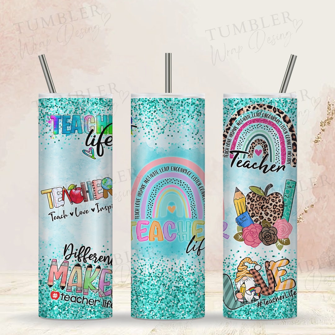 Teacher Sublimation Tumbler Designs Teacher Tumbler Teacher - Etsy