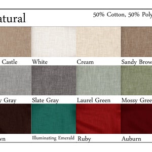 Custom Curtains Drapes, 3 Fabric Collections, Any Color, Any Size, and ...