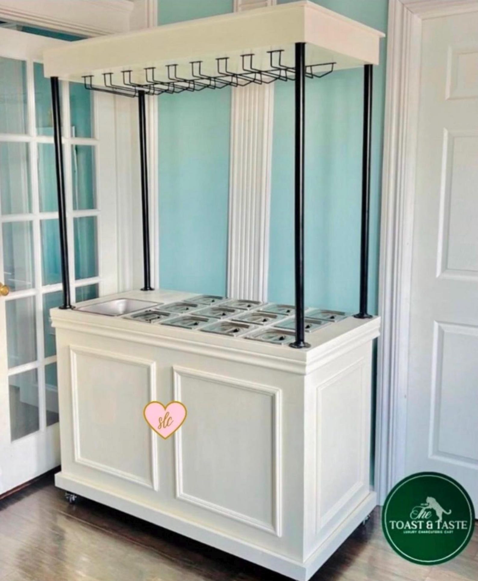 Luxury Wood Charcuterie Cart: Foldable - Etsy