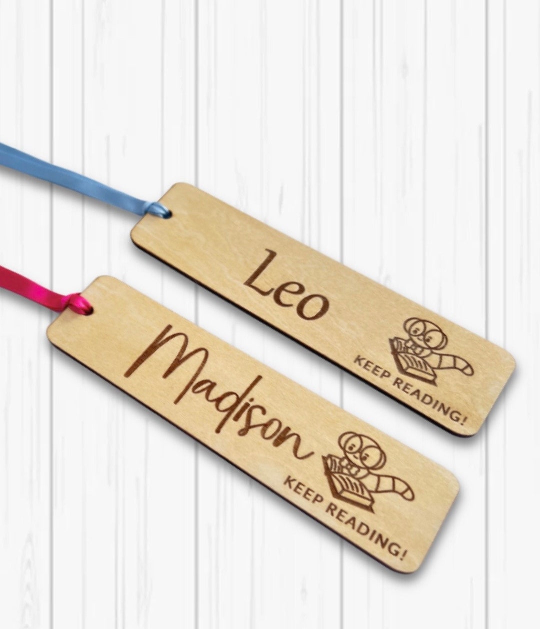 Personalised Wooden Bookmark Gift Idea Any Name Student Incentive Gift ...