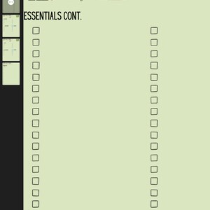 Camping Checklist - Etsy