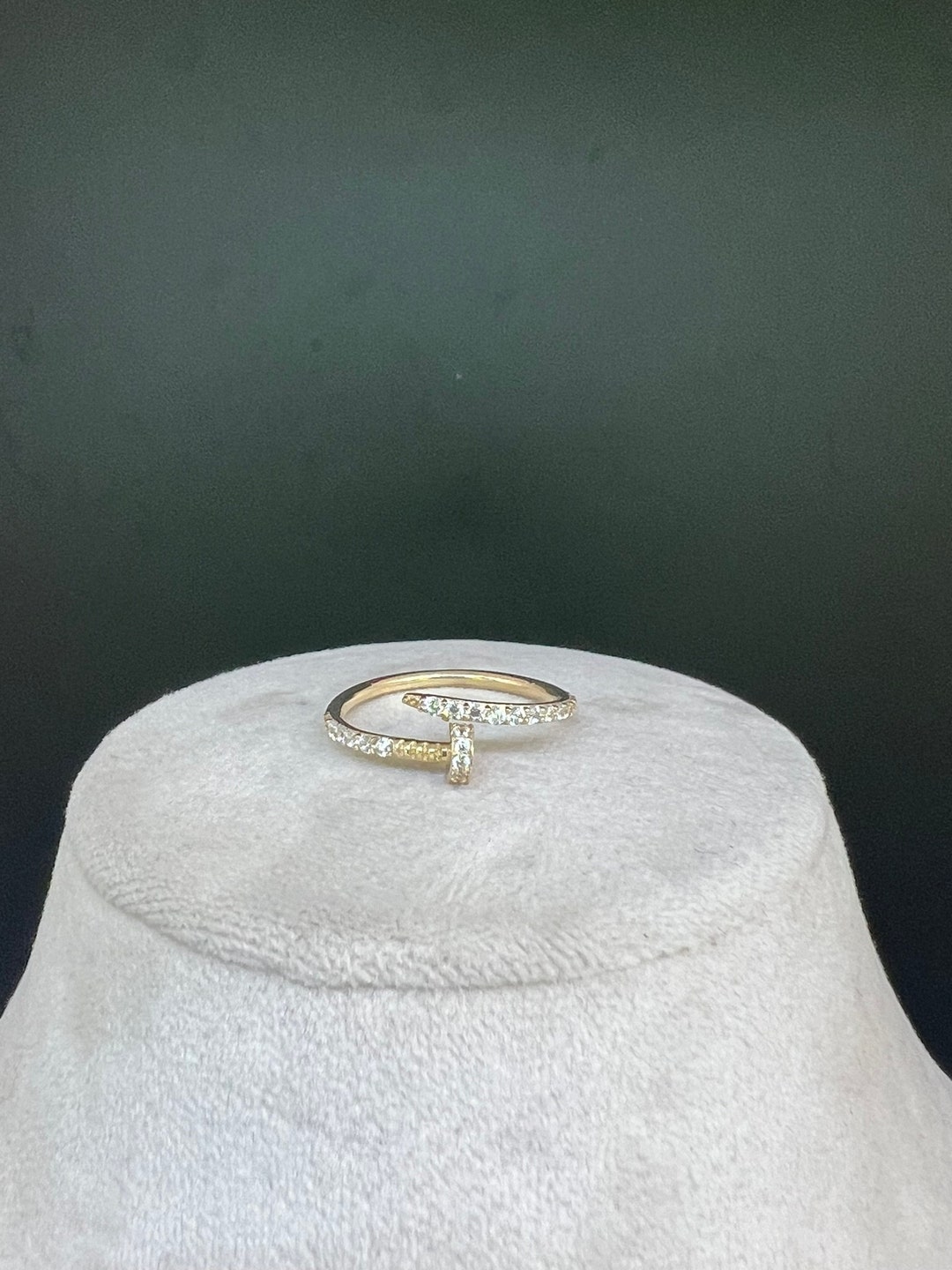 14k Real Gold Ring ,handmade 14k Solid Gold Ring , 14k Ring ,gift for ...