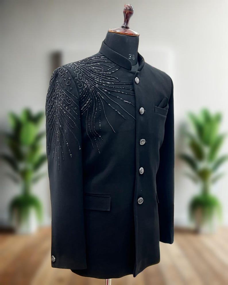 Mens Exclusive Most Trending Designer Laxury Handcrafted Bandhgala ...