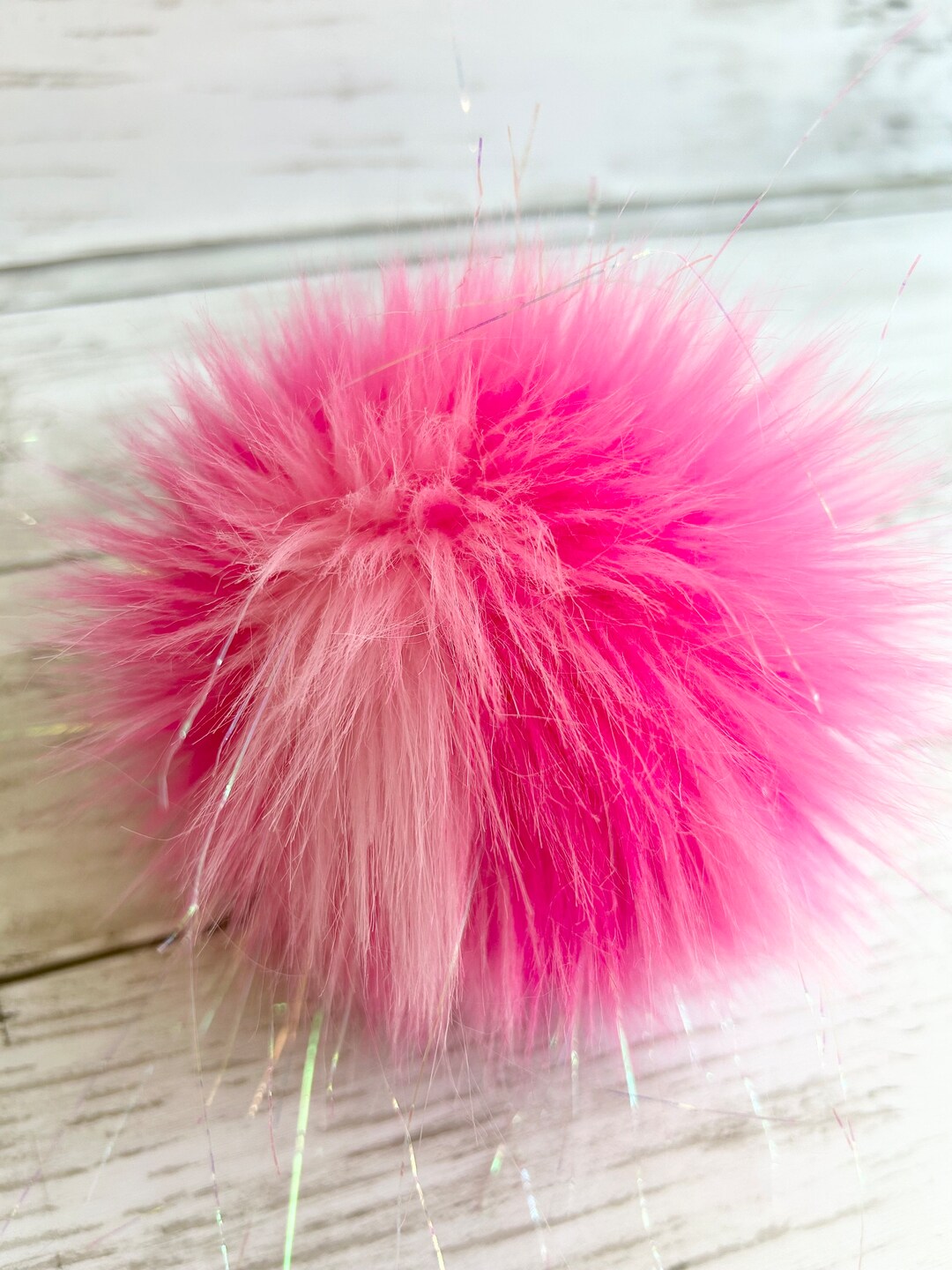 English Rose Pom, Faux Fur Pom Poms, Faux Fur, Beanie Toppers, Fake Fur ...