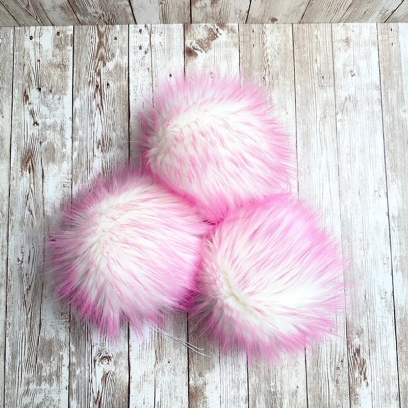 Pink Pom Poms - Etsy
