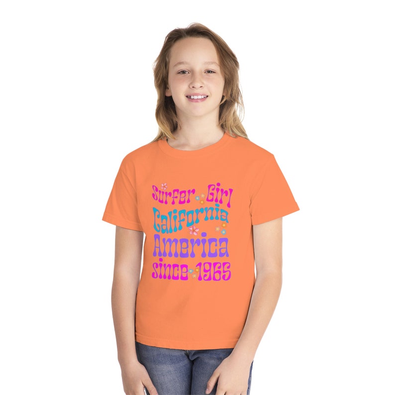 Surfer Girl Preppy Tops Big Writing on Front Aesthetic - Etsy