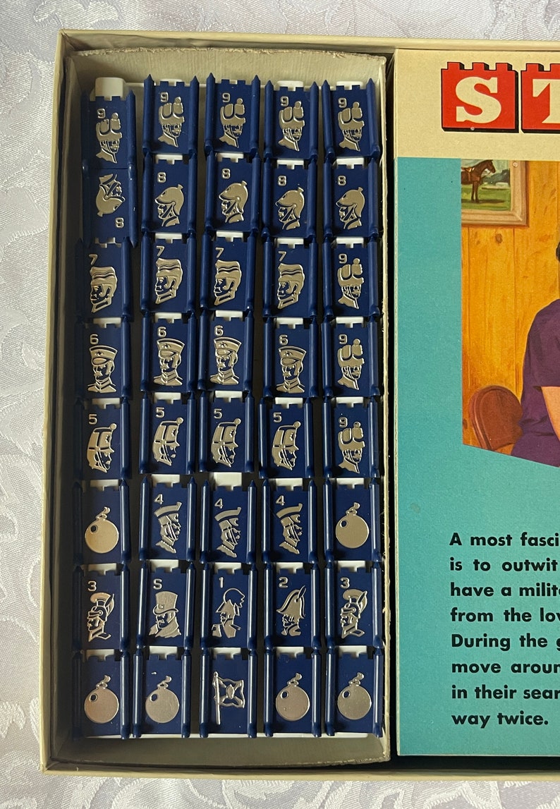 70's Stratego by Milton Bradley - Complete - Etsy