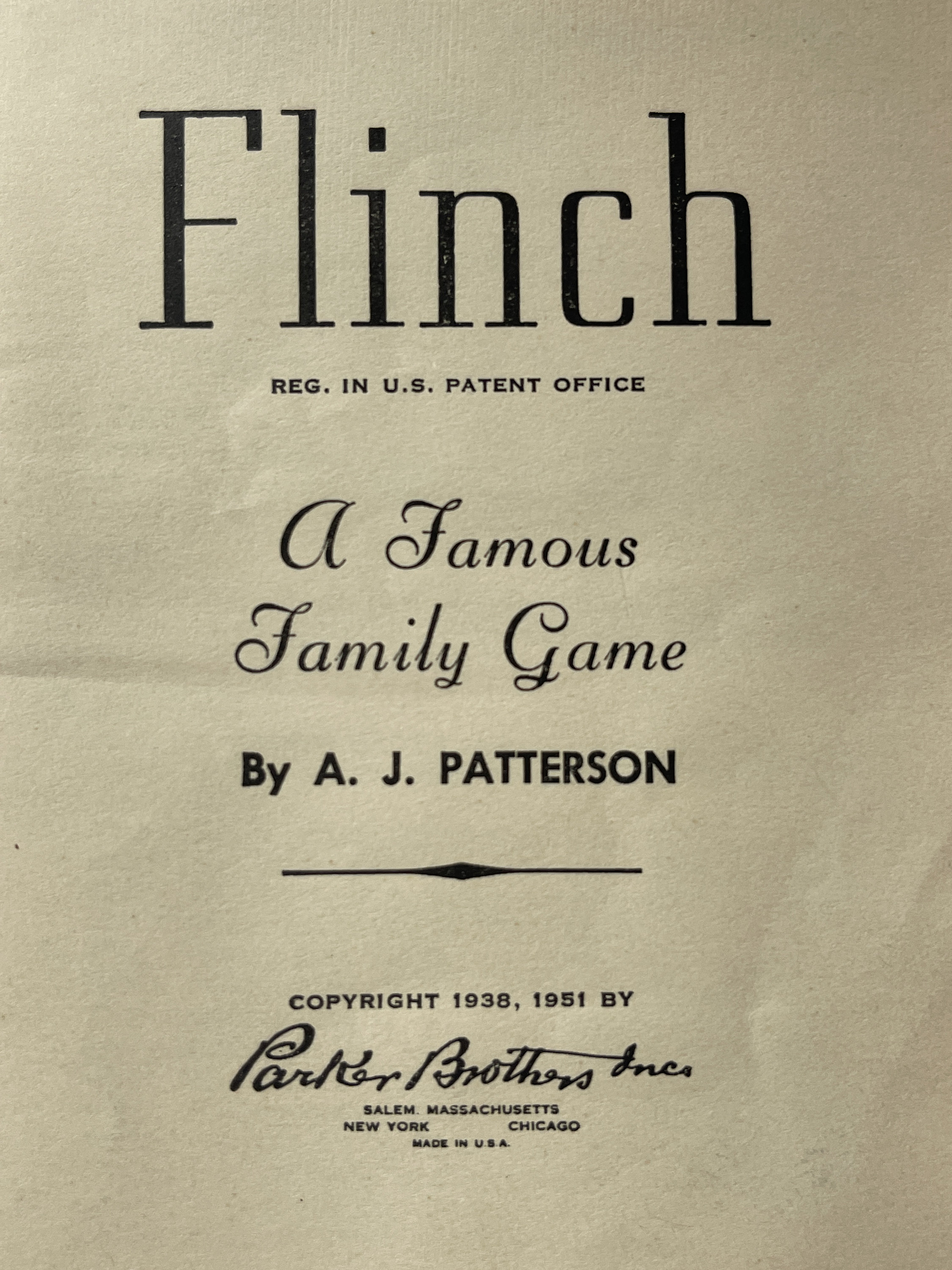 50's Flinch Card Game - Box & Instructions - Etsy