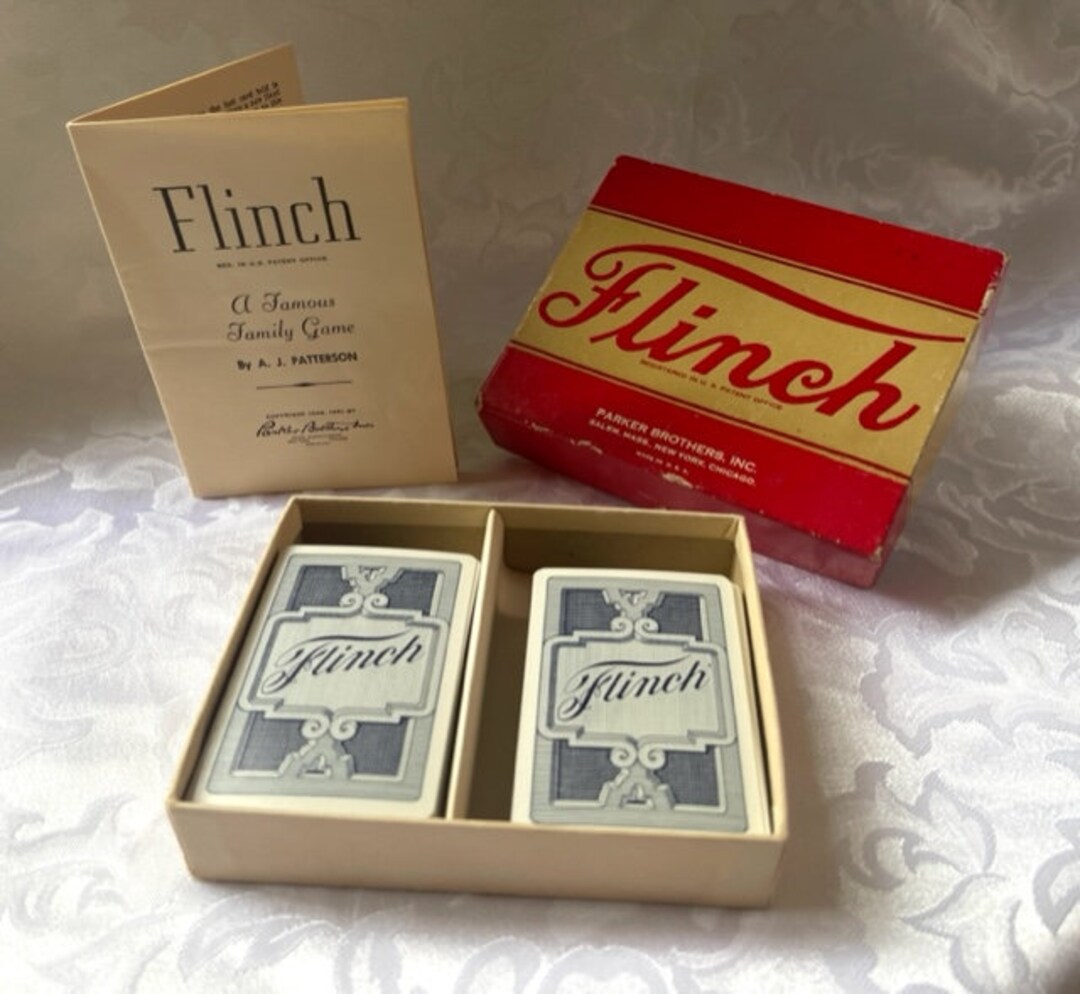 50's Flinch Card Game - Box & Instructions - Etsy