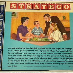 70's Stratego by Milton Bradley - Complete - Etsy
