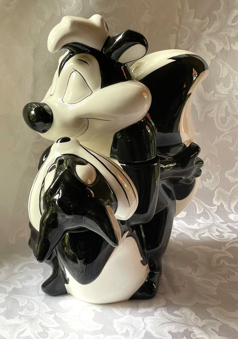 Pepe Le Pew & Penelope Cookie Jar Looney Tunes - Etsy