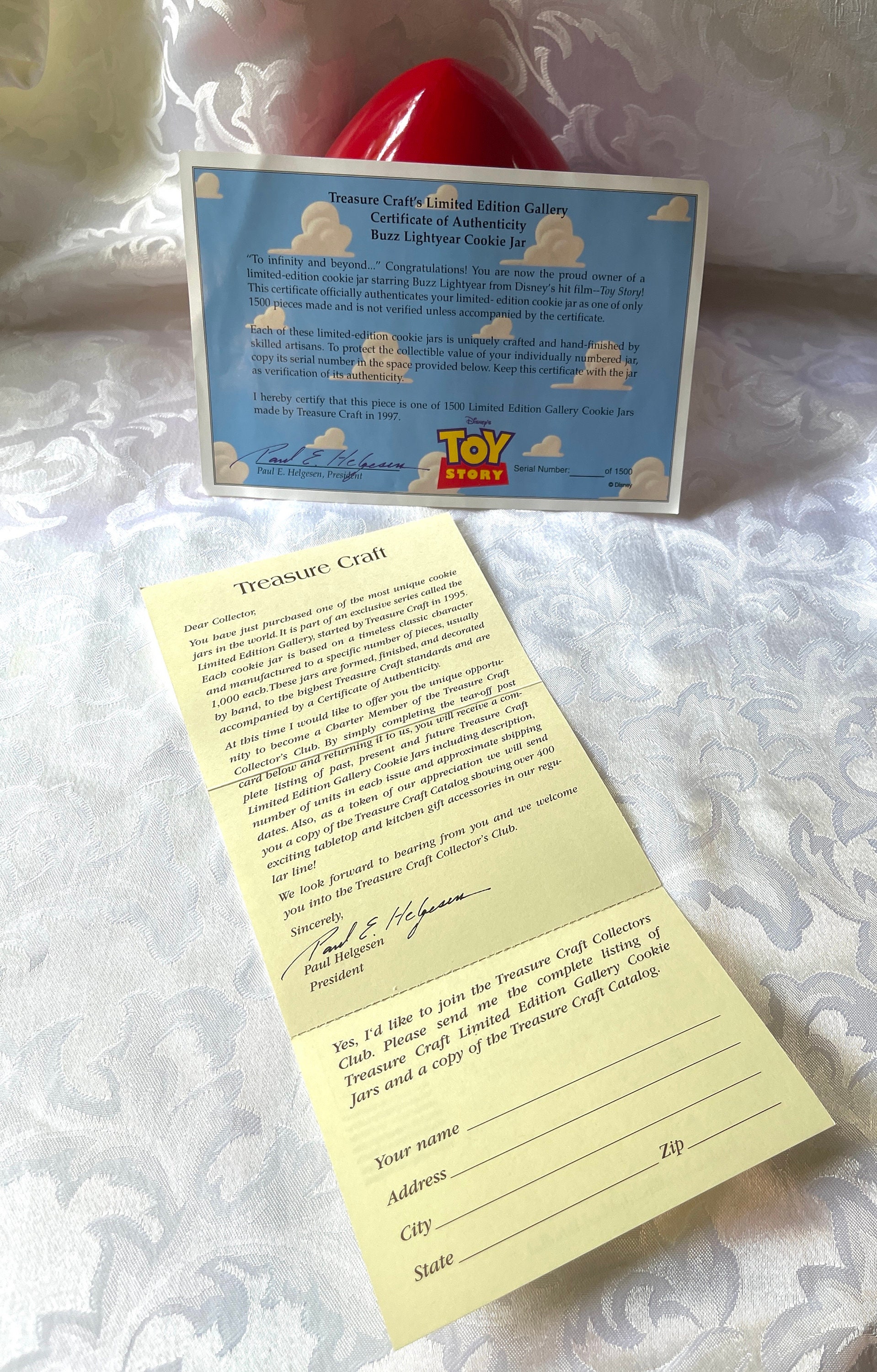 1997 Disney Toy Story Buzz Lightyear Cookie Jar - Etsy