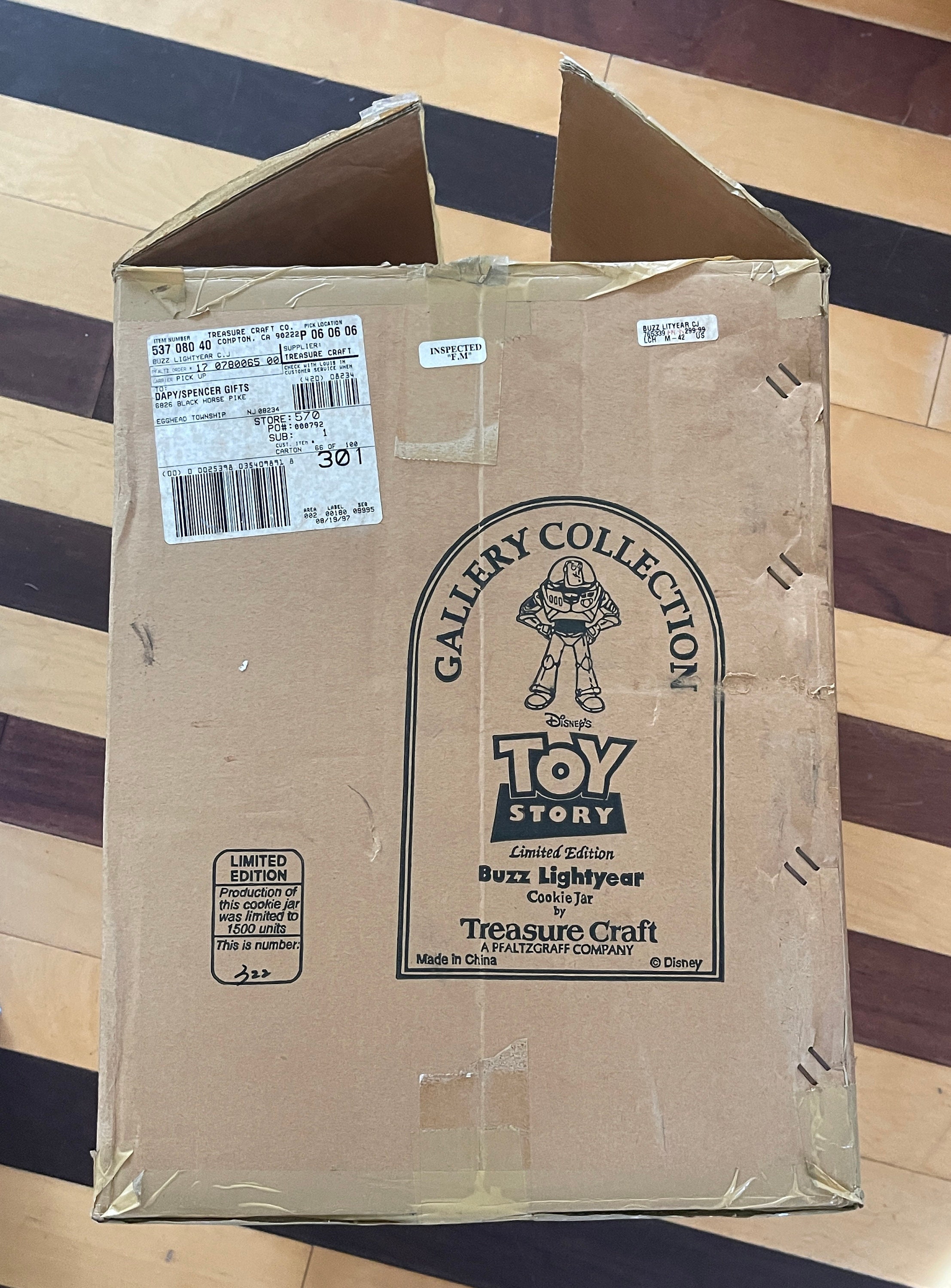 1997 Disney Toy Story Buzz Lightyear Cookie Jar - Etsy