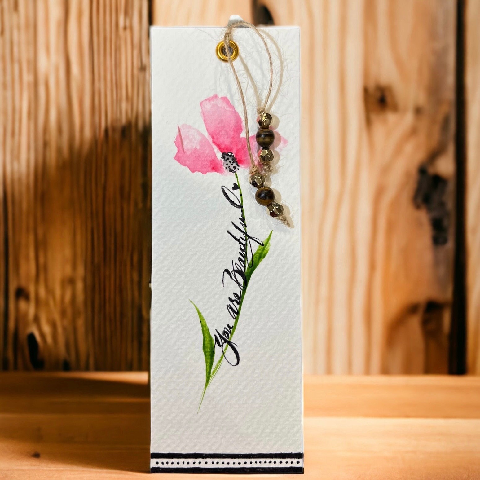Hand-painted Watercolor Bookmark W/ Beautiful Giftbox. Ships Right Away ...