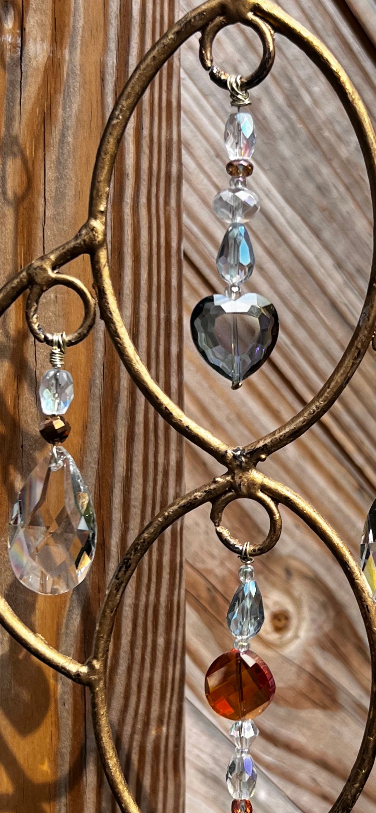 Hand-crafted 19”x6” (including Chain) Ornate Metal Sun Catcher. - Etsy