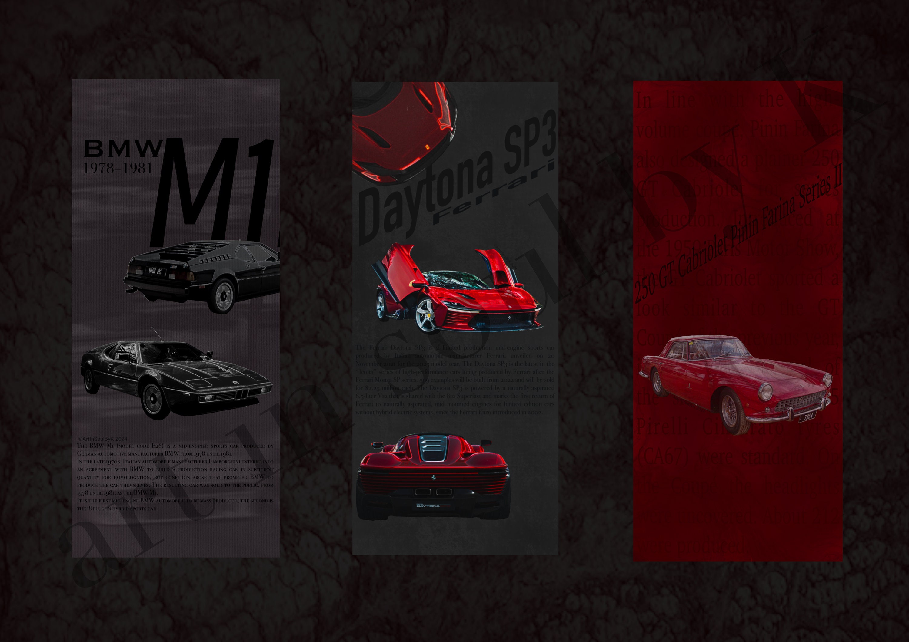 Retro Car Poster Wallpaper - Etsy