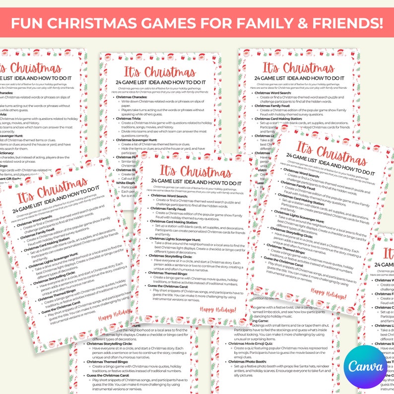 24 Christmas Games Ideas, Christmas Party Games, School Christmas Games ...