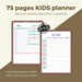 ADHD Kids Planner, Behavior Tracker, Daily Organizer, Time Management ...