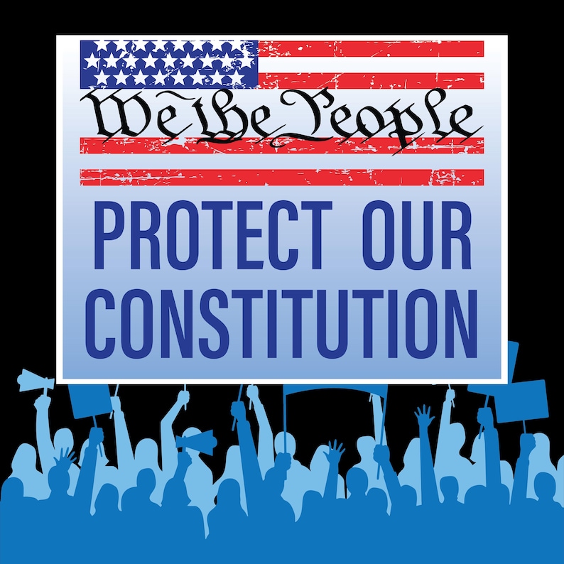 Protect Our Constitution, Printable Sign, No Oligarchs, Anti Fascist ...