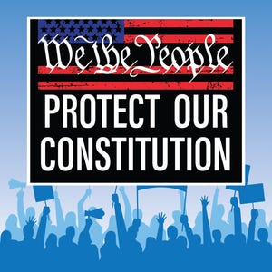 Protect Our Constitution, Printable Sign, No Oligarchs, Anti Fascist ...