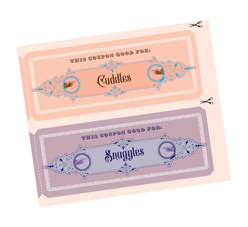 Vintage Love Coupons, Wall Art, or Individual Coupons. All the Excuse ...