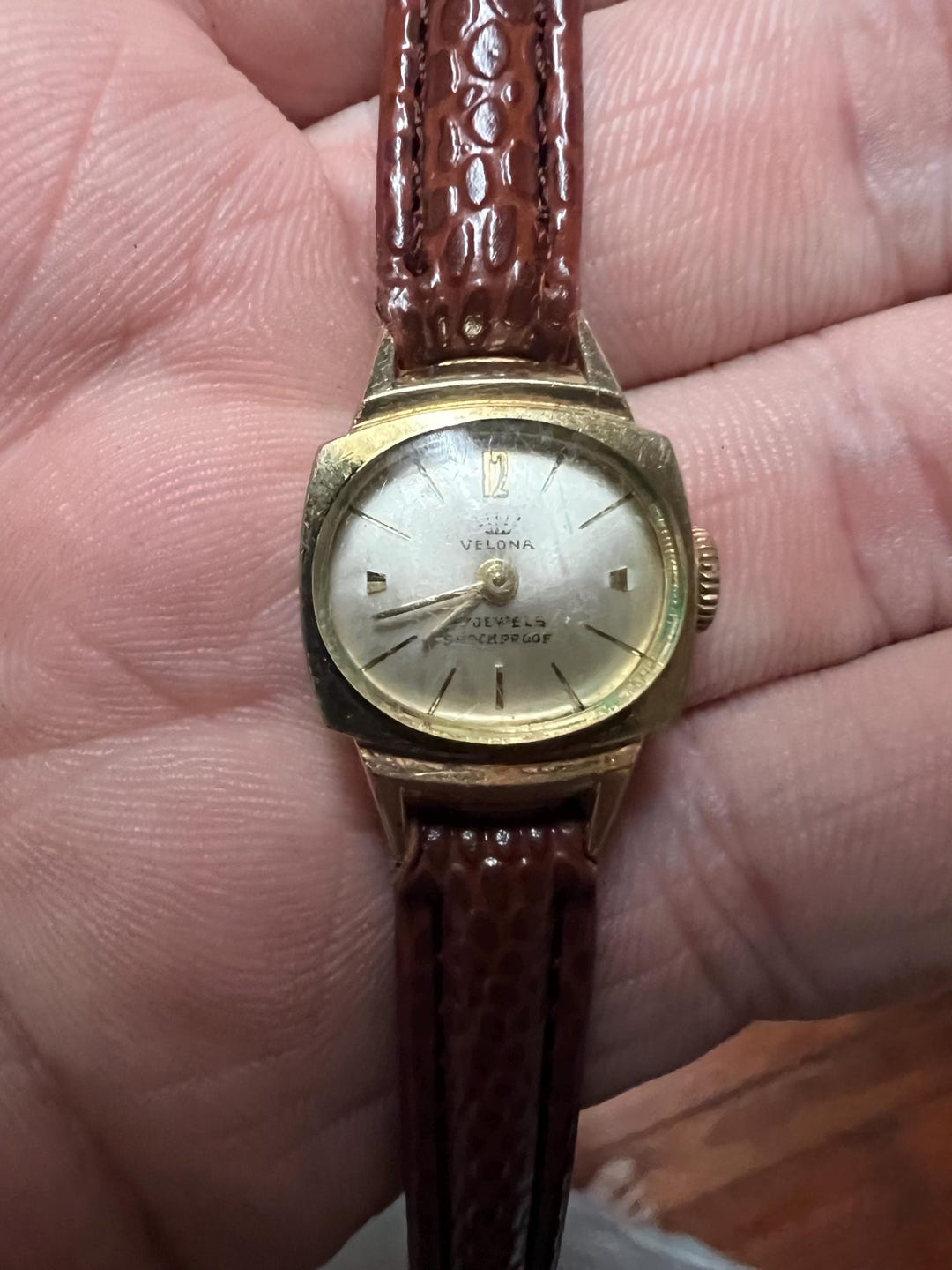 Rare Ladies Velona Swiss 14k Rolled Gold 17 Jewel Manual Wind ...