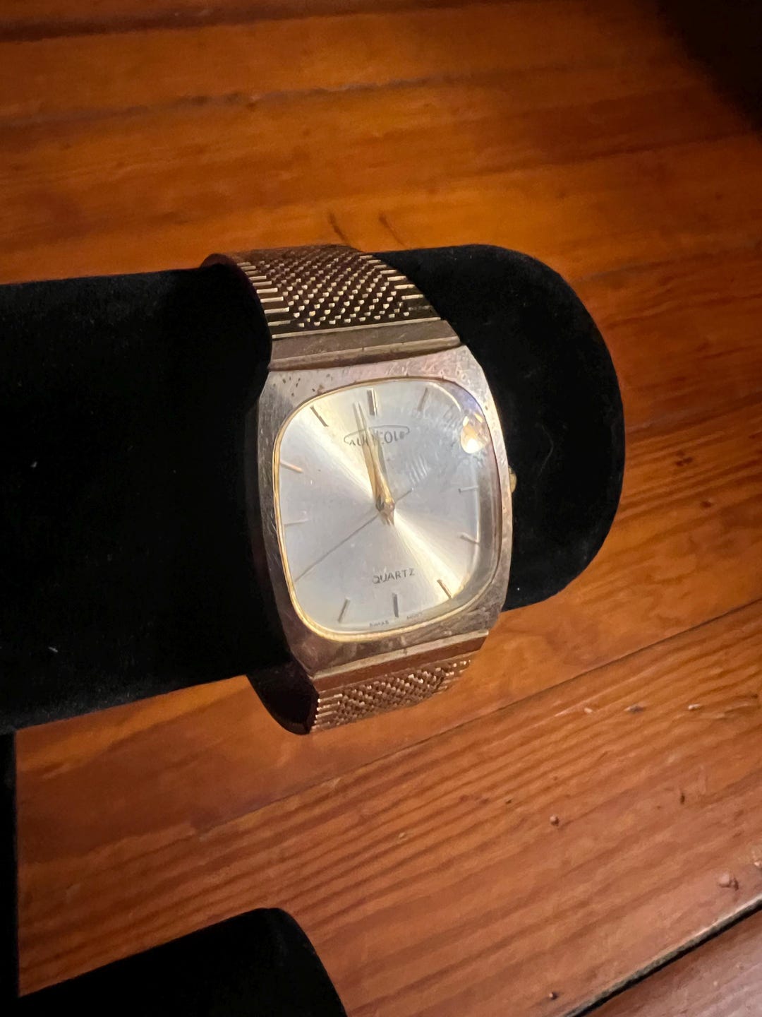 Vintage Aureole Quartz Mens Watch Gold Tone Swiss Movement - Etsy