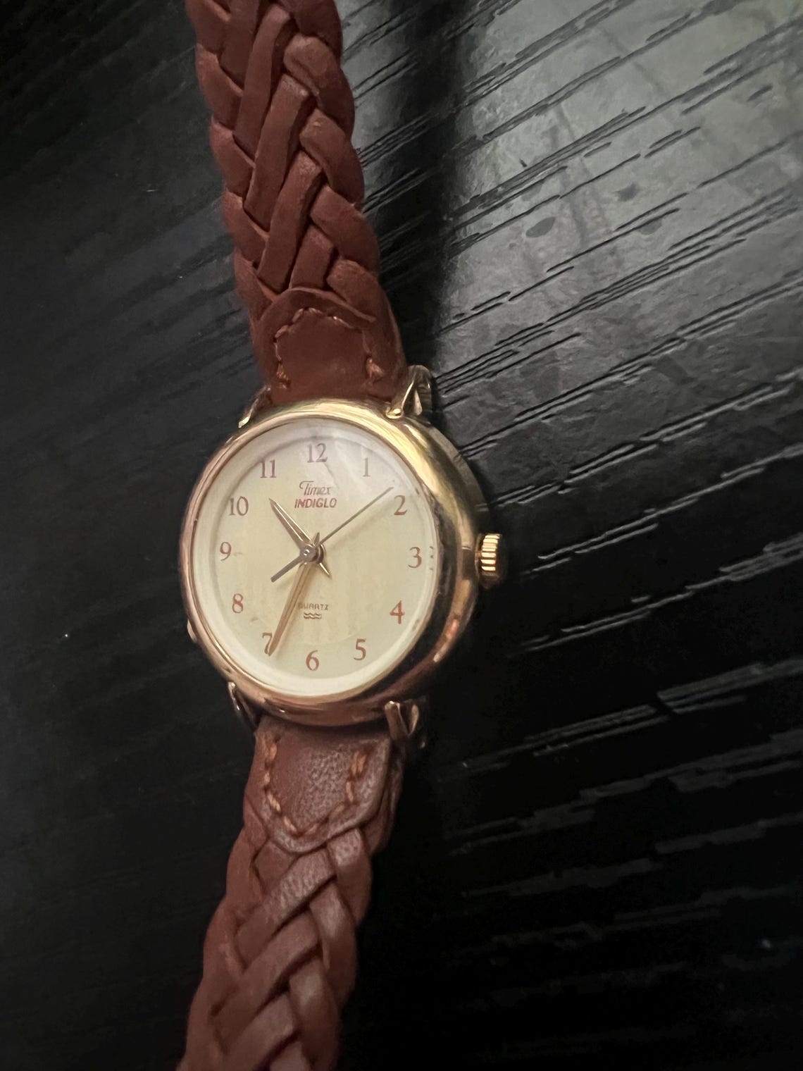 Vintage Mens / Womens Gold Tank Timex Roman Numerals Watch Oldmoney ...