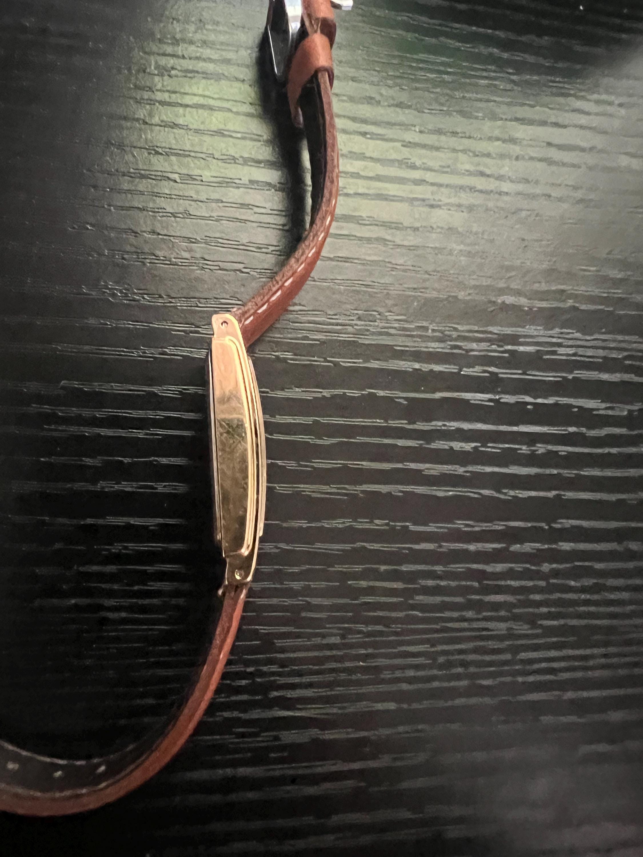 Vintage Mens / Womens Gold Tank Timex Roman Numerals Watch Oldmoney ...